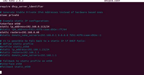 how to set static ip address for raspberry pi in headless setup