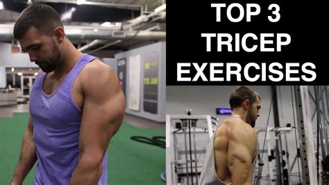 Top 3 Exercises For Huge Triceps Grow Your Triceps Now Youtube