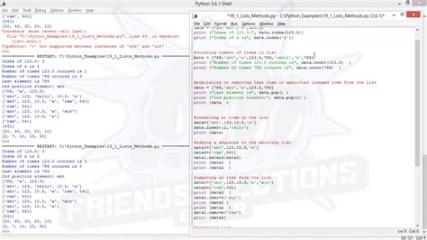 lists and their methods in python learn python full course in telugu