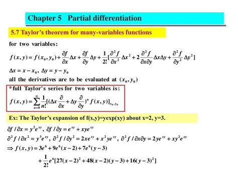 Ppt 5 1 Definition Of The Partial Derivative Powerpoint Presentation