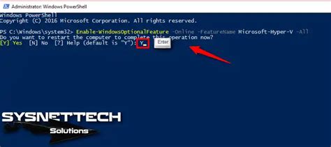 enable hyper v using powershell sysnettech solutions