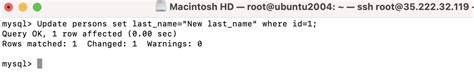 how to use mysql from the command line on ubuntu server 20 04