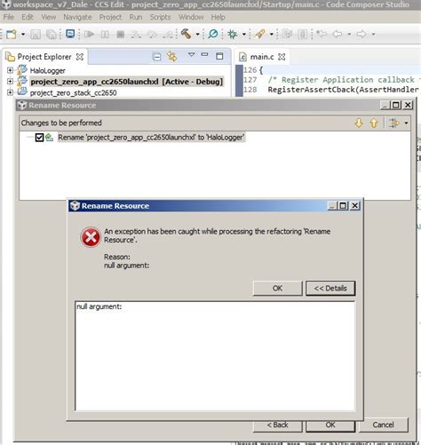 cc2640 renaming a ble project fails bluetooth forum bluetooth®︎
