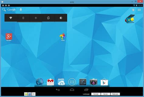 cara instal andy emulator