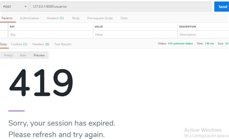 [solved] laravel postman error 419 when trying to make post