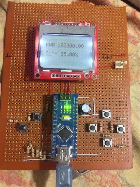 a basic arduino nano based portable device having portable power a