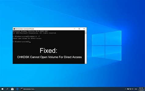 quick fix chkdsk cannot open volume for direct access error bitwarsoft