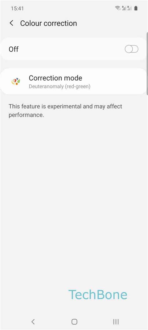 How To Enable Or Disable Colour Correction Samsung Manual Techbone