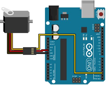 Servo Motor Pinout Arduino