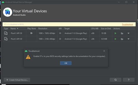Enable Vt X In Your Bios Security Settings Refer To Documentation For