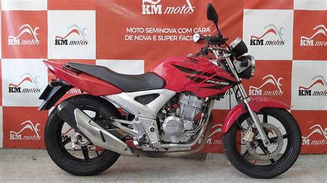 Honda Cbx 250 Twister 2008 Vermelha Km Motos Sua Loja De Motos Semi