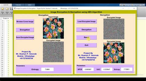 image encryption decryption using aes algorithm matlab project source
