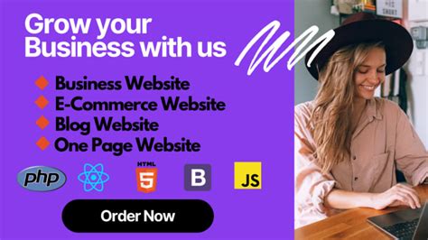 design develop professional responsive php laravel reactjs websites by