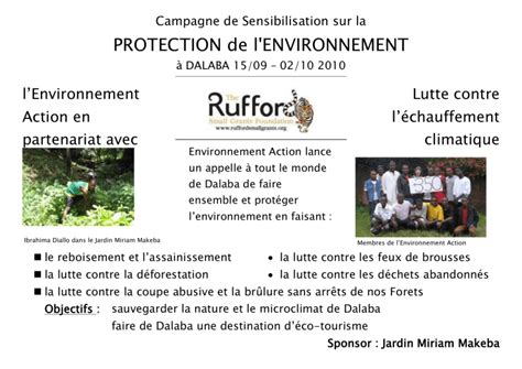Campagne De Sensibilisation Sur La Protection De L