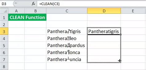 Clean In Excel Formula Examples How To Use