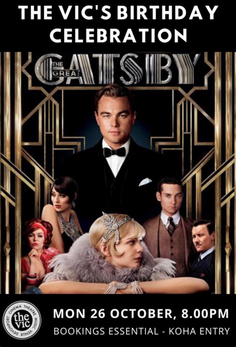 the great gatsby at victoria theatre and cinema devonport movie times