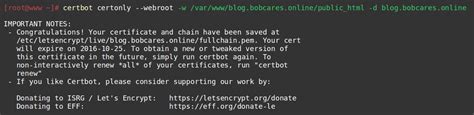 setting up let s encrypt in nginx server bobcares