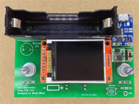simple arduino pong game a2d electronics
