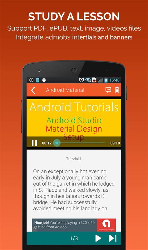 learning course android app source code by