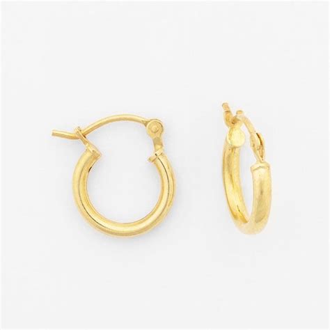 Gold Vermeil Hoops Etsy