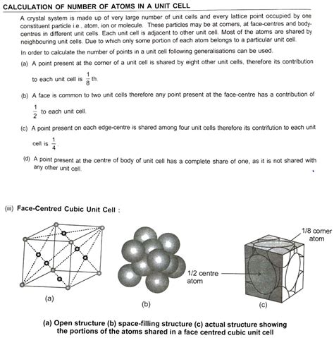 How To Know That Ccp Lattice Contains 4 Atoms Per Unit Cell