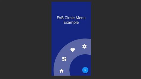 a flutter package to create a nice circular menu using a floating