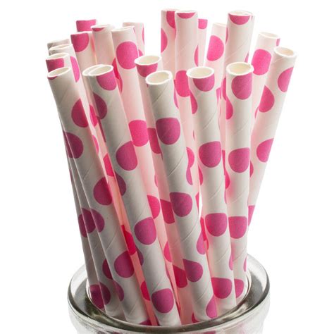 X25 Striped Paper Drinking Straws Retro Vintage Cake Pop Lollipop
