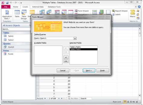 access forms fields from multiple tables vba and vb tutorials