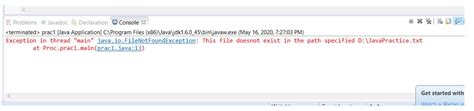 java filenotfoundexception how filenotfoundexception work in java
