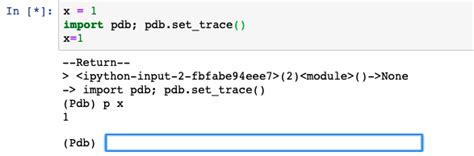 python pdb in jupyterlab not entering interactive mode