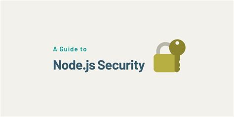 a guide to securing node js applications codeforgeek