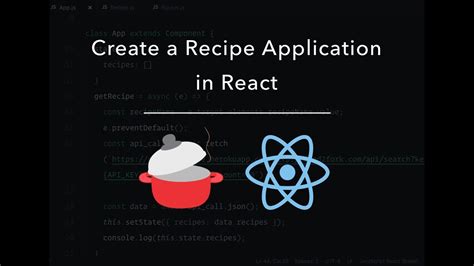 using apis in react create a recipe application using react router