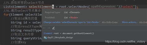 dom4j 不兼容的类型 java util list （org dom4j node）无法转换为java util list（org