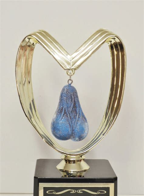 Funny Trophy Blue Balls Ffl Trophy You Suck Balls Last Place Loser Gro