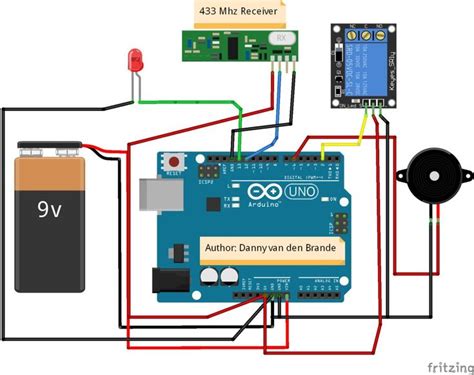 arduino 433mhz wireless transmitter and receiver switch example fs1000a