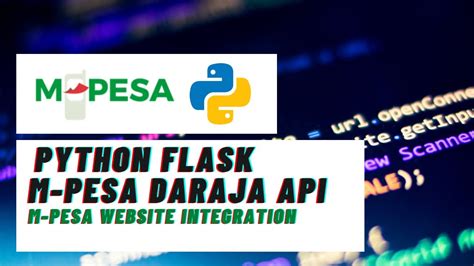 python flask mpesa expressstk push api integration youtube