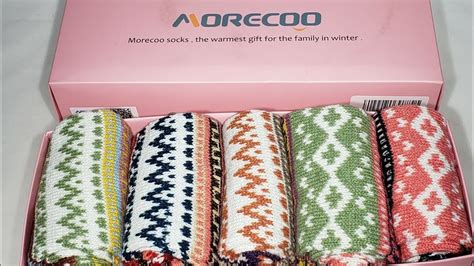 Morecoo Womens Socks Winter Youtube