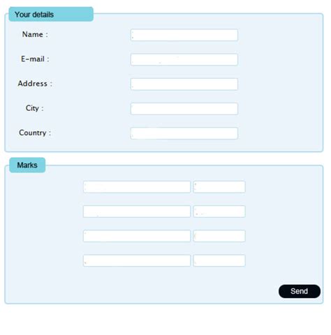 create html form using lists and css html hubpages
