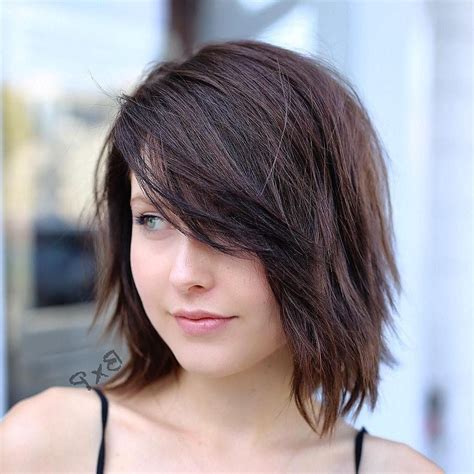 20 Collection Of Wispy Bob Hairstyles With Long Bangs