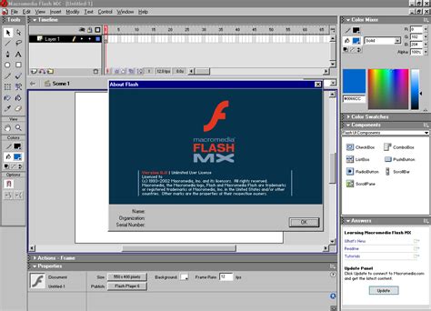 macromedia flash mx web design museum