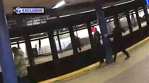 Terrifying Video Shows Woman Shoved Into Moving Subway Train In Midtown