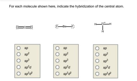 Solved For Each Molecule Shown Here Indicate The