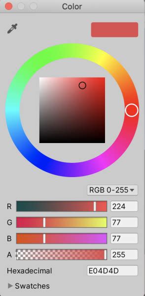 【unity】インスペクターでhdr カラーピッカーを扱う方法 colorusage はなちるのマイノート