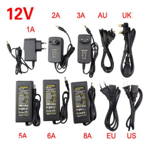 12v 1a 2a 3a 5a 6a 8a 10a Led Strip Fonte De Alimentação De Baixa