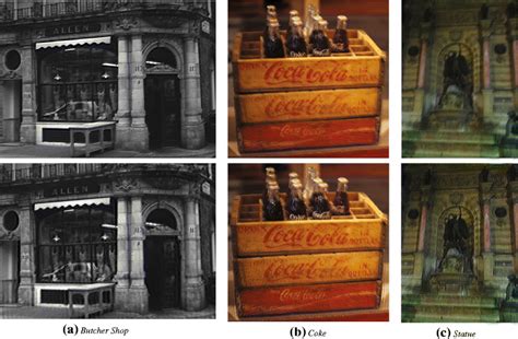 Deblurring Effect Comparison With Non Geometrical Methods The Top Row