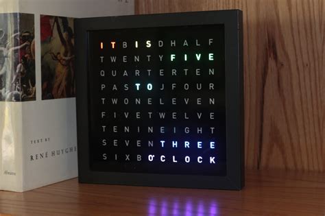 8 inch wordclock chronology