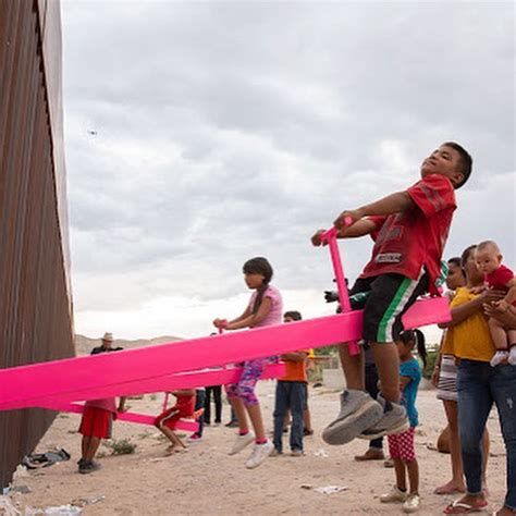 Us Mexico Border Pink Seesaw Art Installation Wins 2020 Design Of The