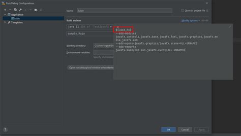 javafx issues with 2 seemingly equivalent projects ides support