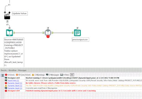 configure dynamic input tool to accept table name alteryx community