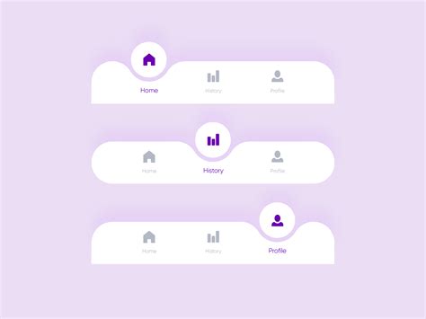 bottom navigation bar free ui kit search by muzli